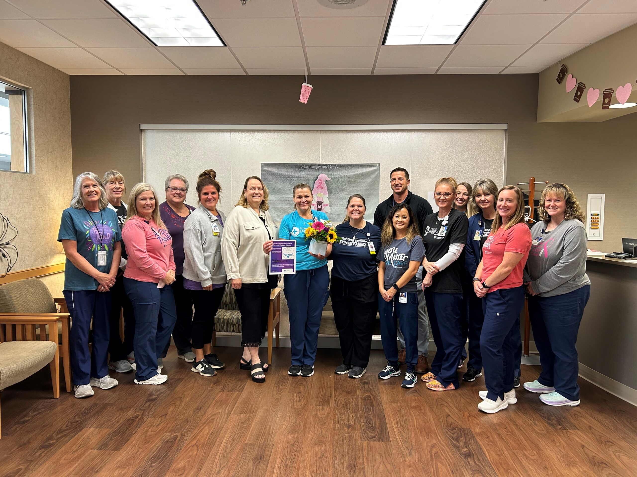 Mammographer Honored - Community Cancer Center
